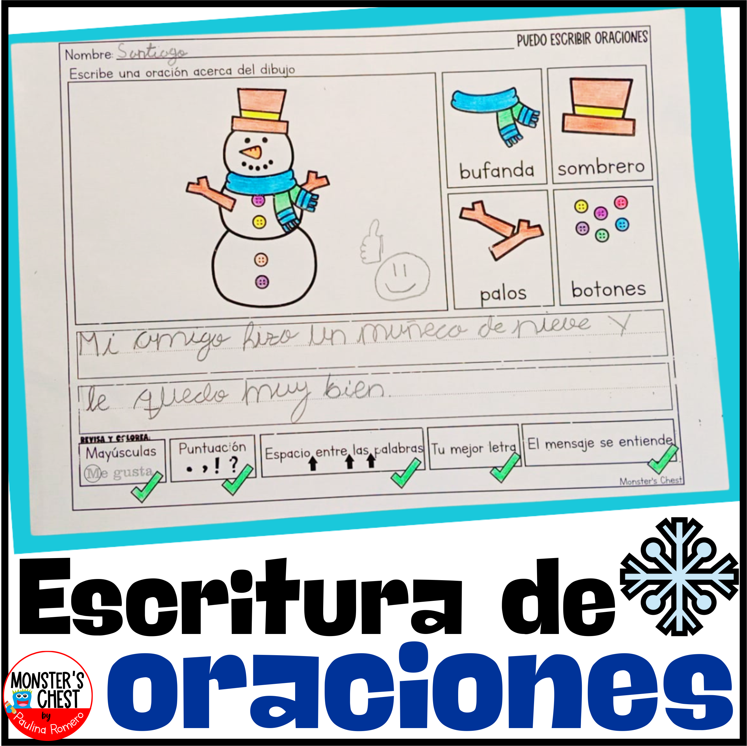 Pon a tus estudiantes a escribir este invierno con este recurso gratis ...