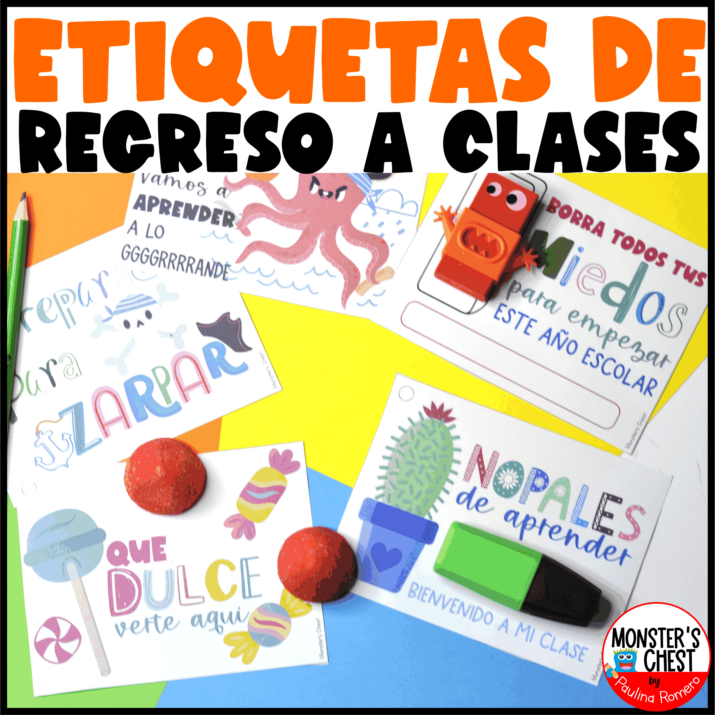Gift Tags in Spanish. Etiquetas para regalos de regreso a clases ...