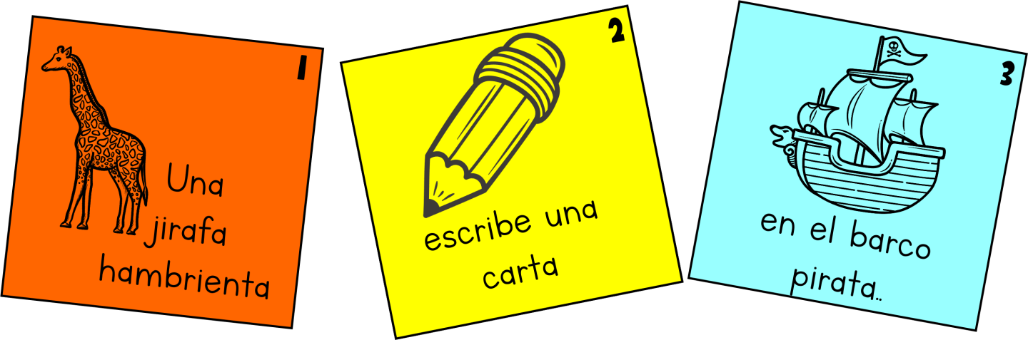 Silly Sentences in Spanish. Centro de escritura de Oraciones graciosas ...