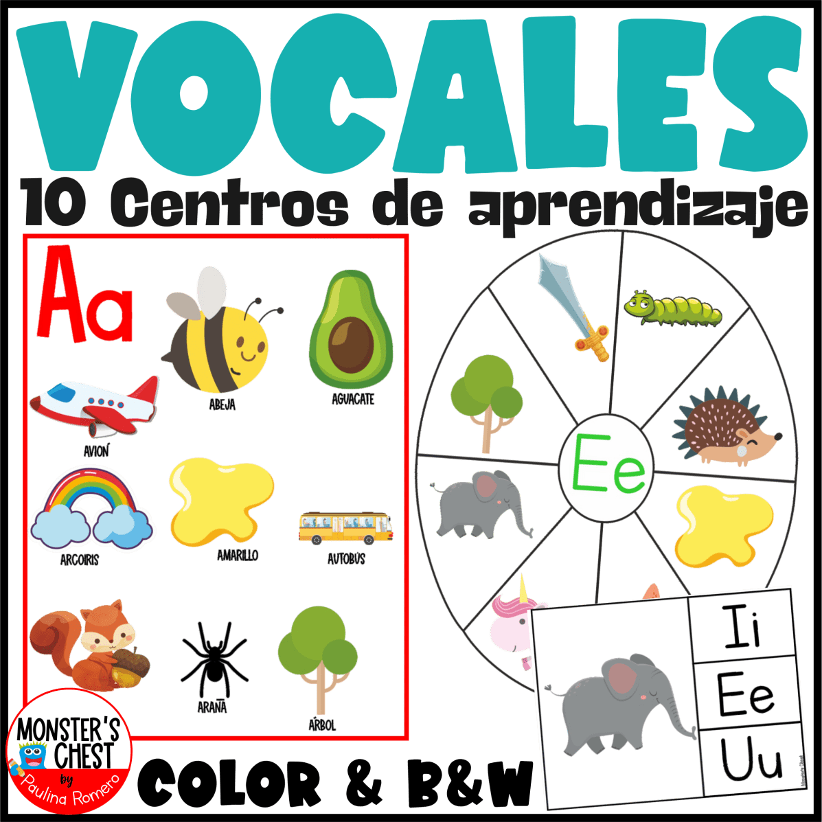 5 centros de aprendizaje para enseñar las vocales. Recursos gratis ...