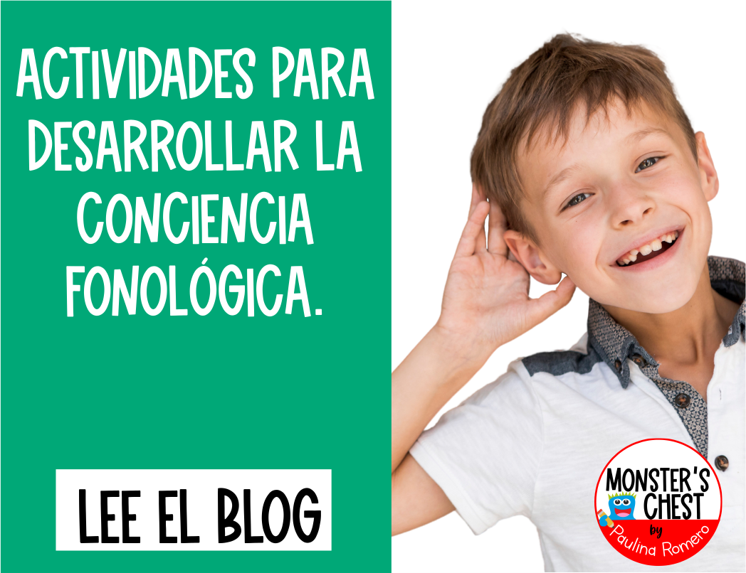 Juegos para desarrollar la conciencia fonológica. – Monster's chest