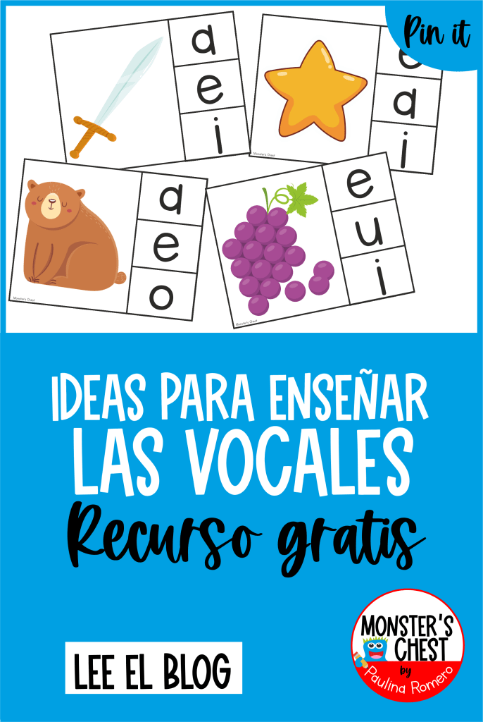 Enseña las vocales con estas divertidas actividades [Recurso gratuito ...