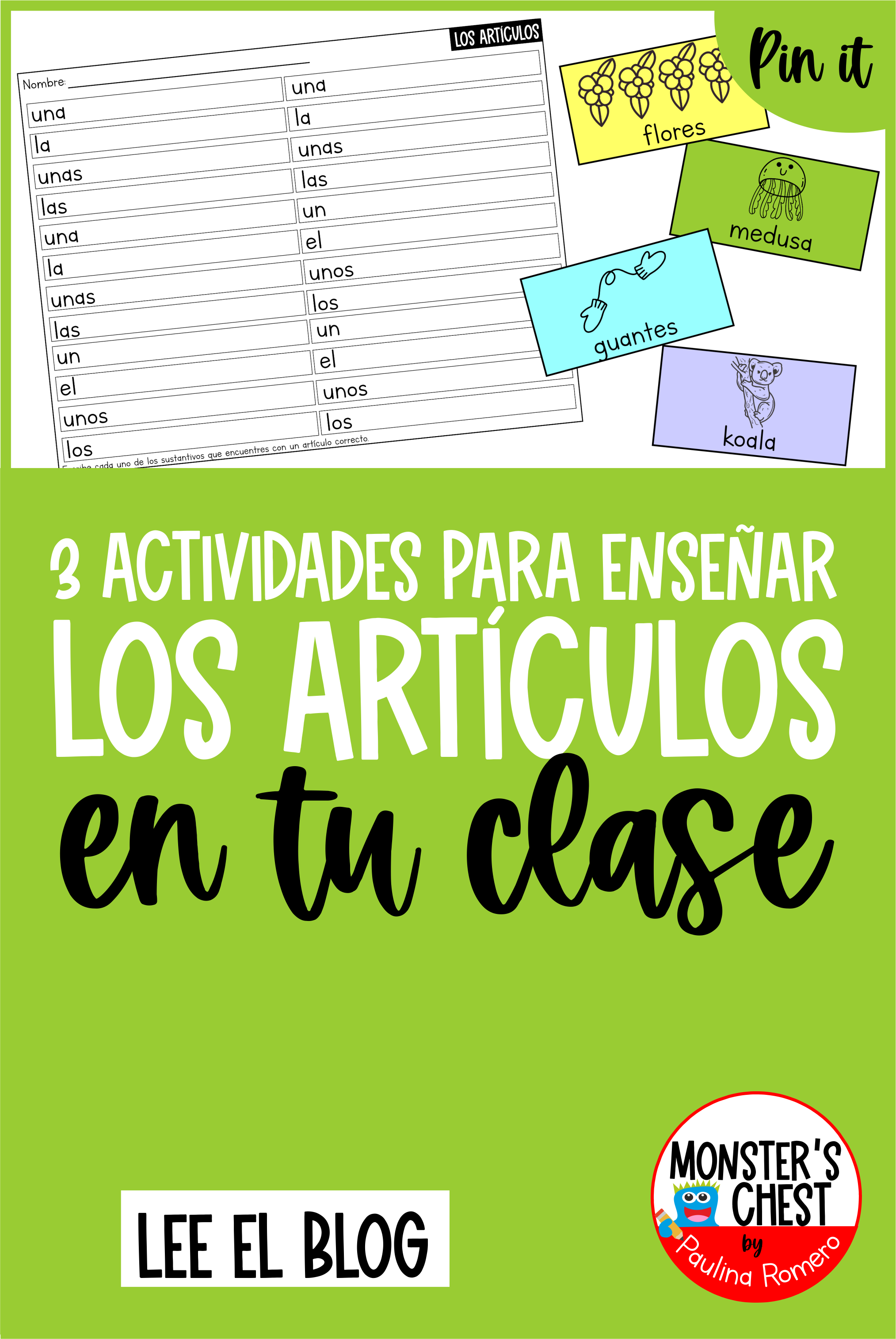 3 juegos divertidos para enseñar a usar los artículos en tu clase ...