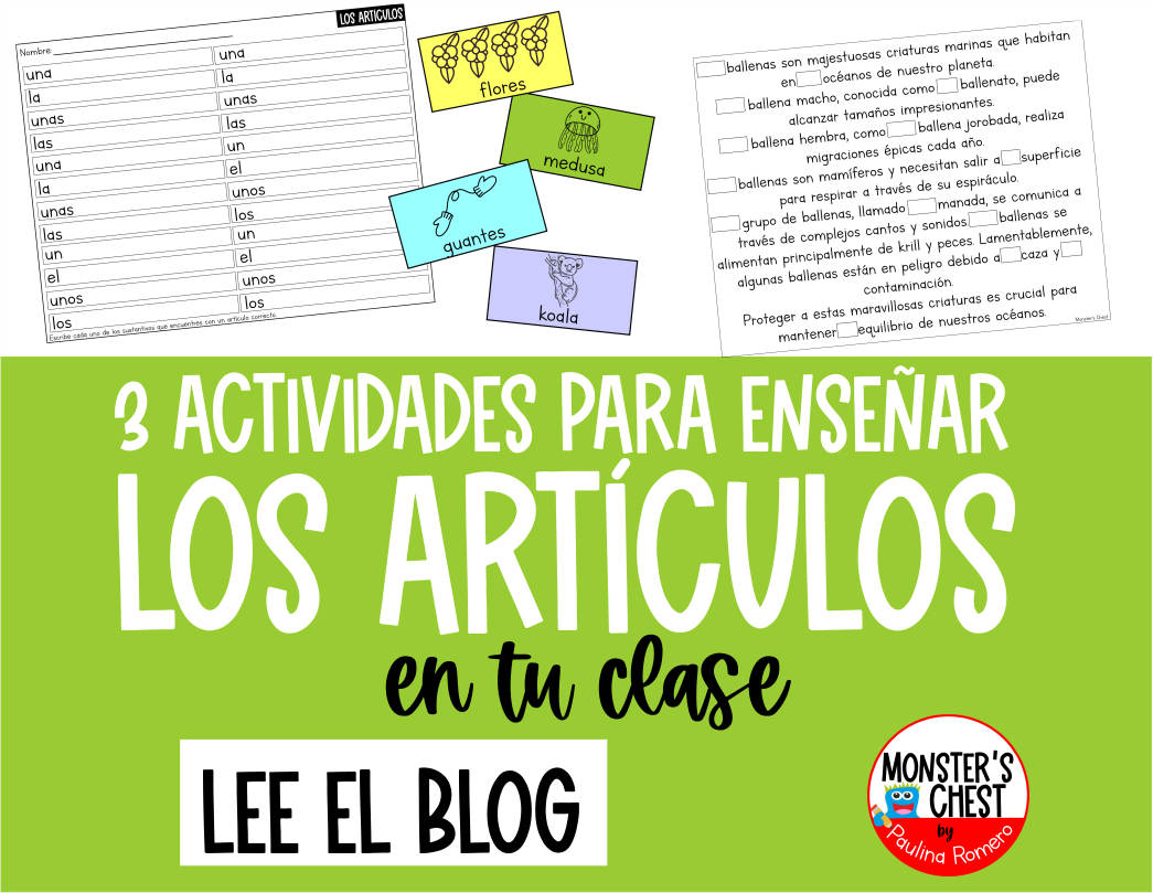 Hojas De Trabajo De Artículos Definidos E Indefinidos Los Utensilios