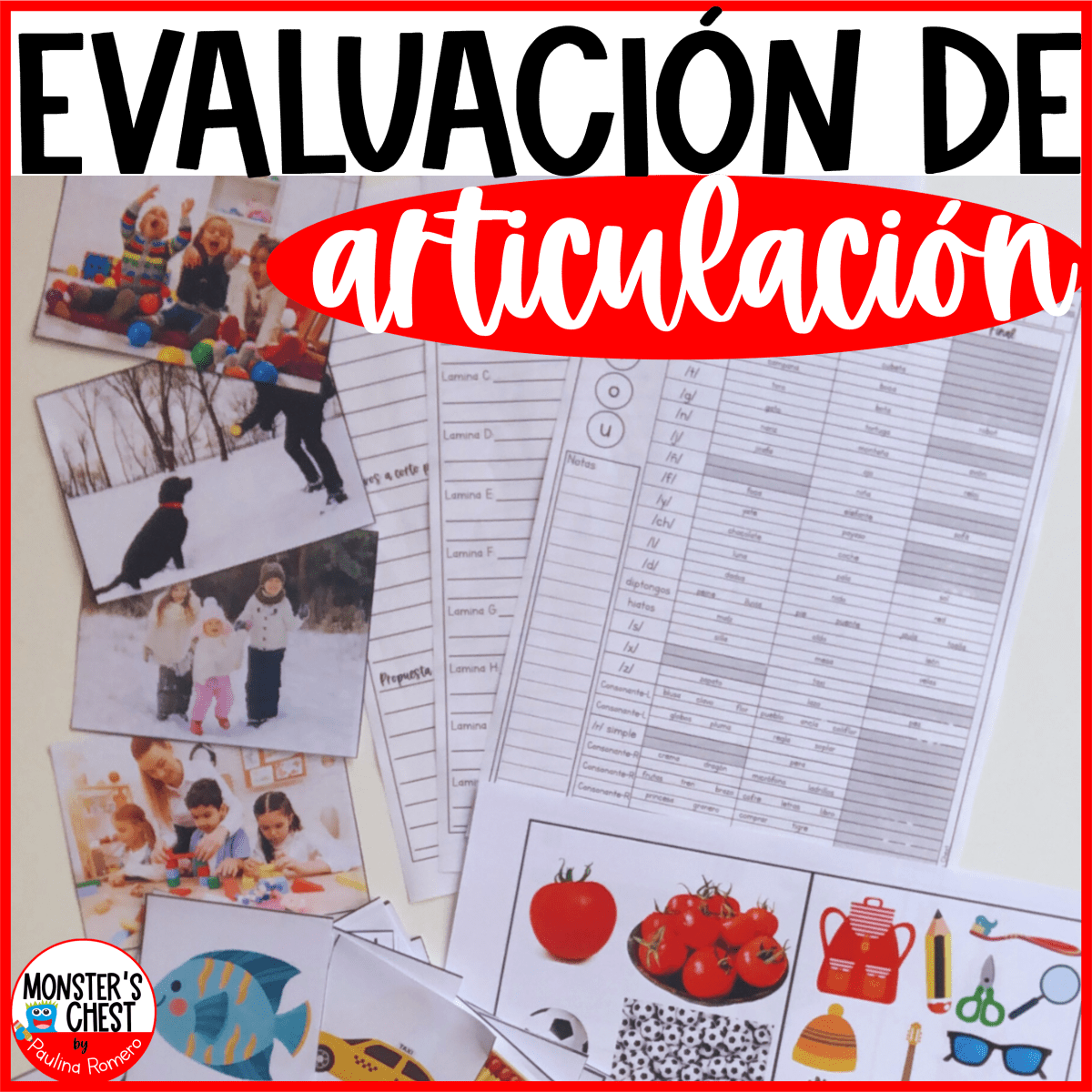Plantillas de articulación para tus sesiones de terapia del lenguaje ...