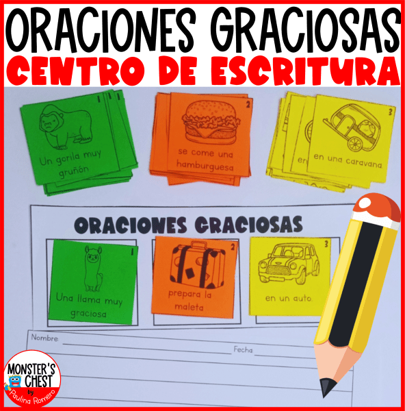 Silly Sentences in Spanish. Centro de escritura de Oraciones graciosas ...