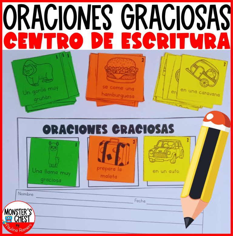 Silly Sentences in Spanish. Centro de escritura de Oraciones graciosas ...
