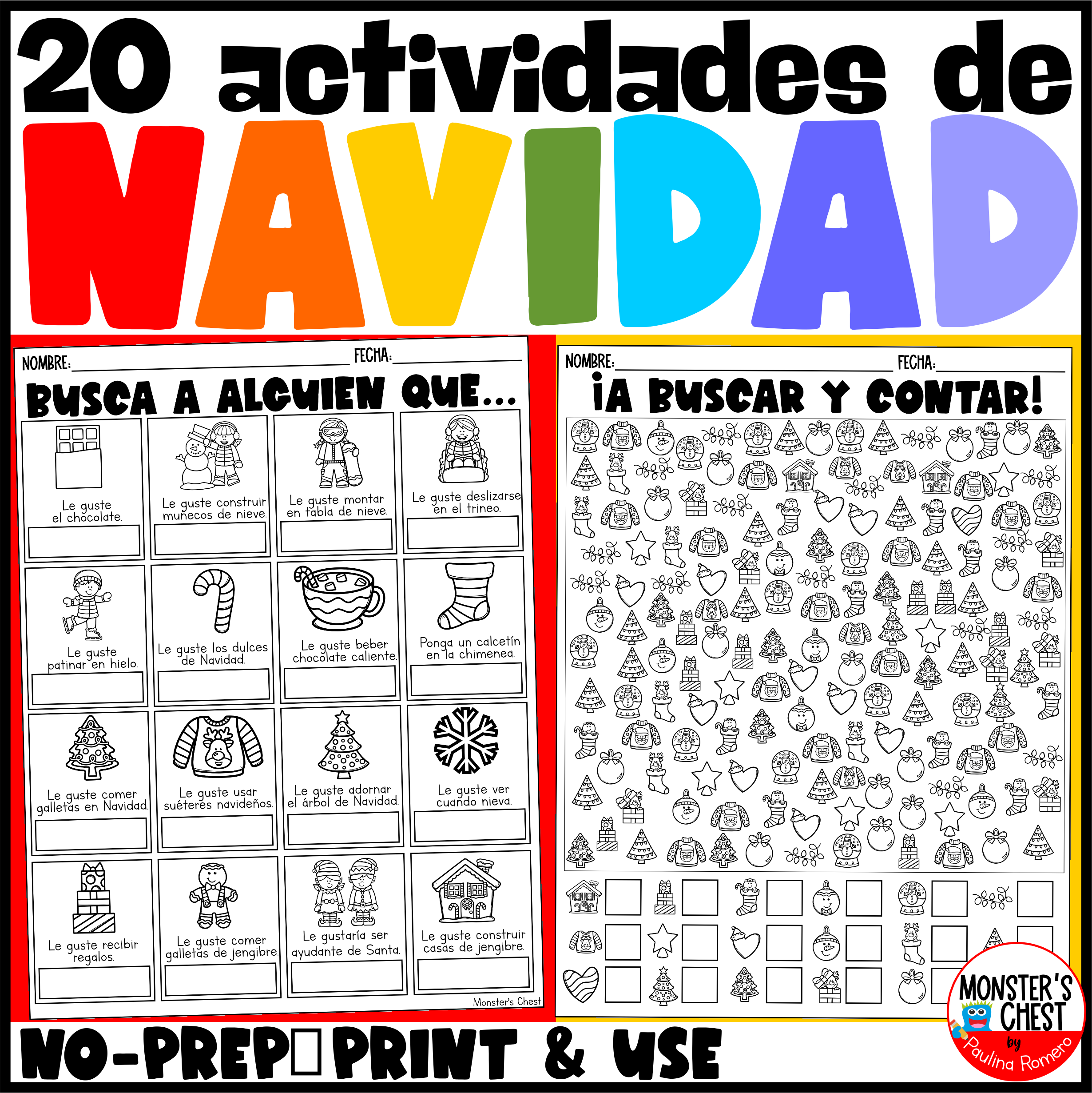 2 Actividades para celebrar Navidad en tu clase [Recurso gratuito ...
