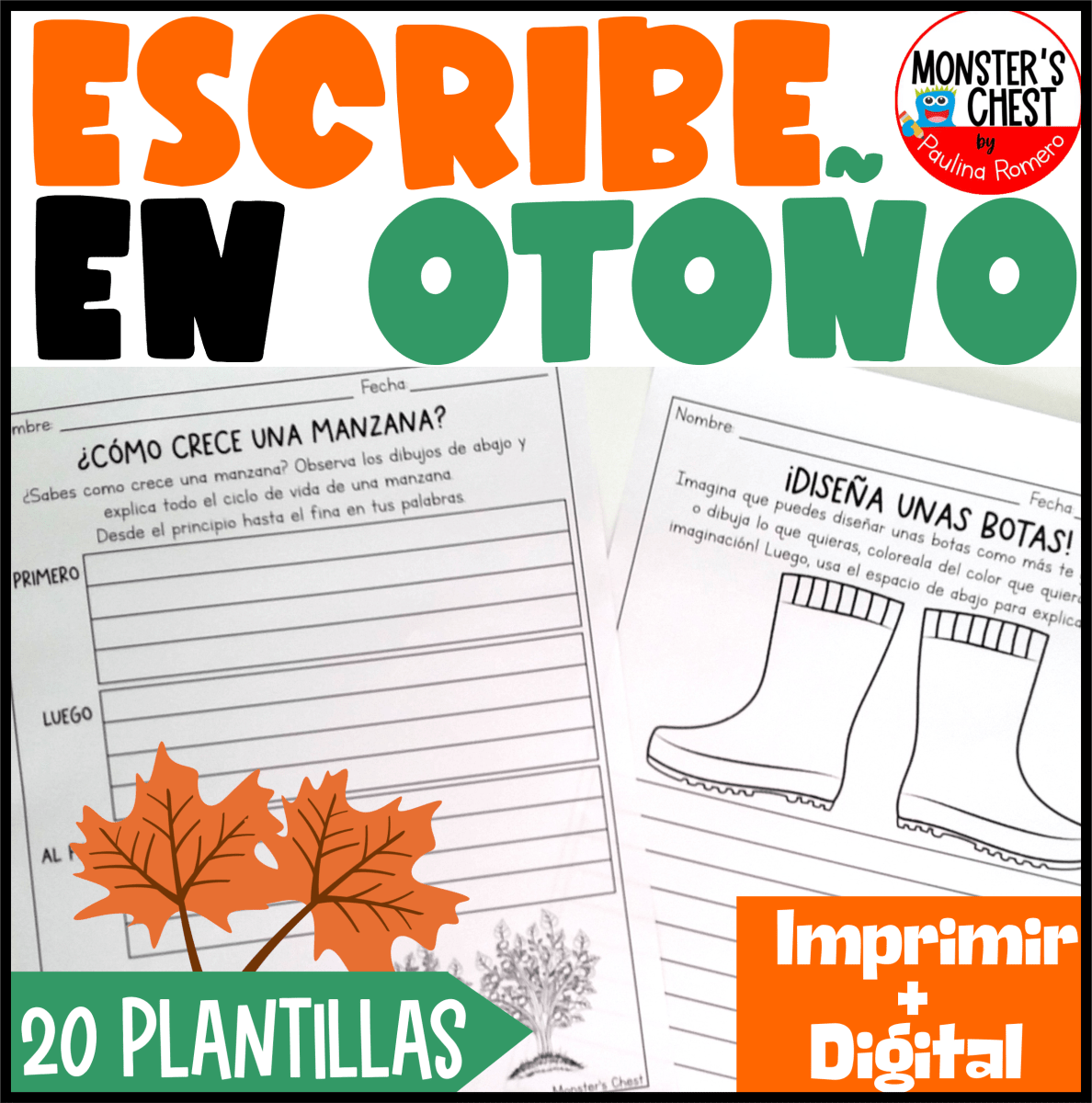 ¡Deja entrar el otoño a tu clase con estas 4 actividades de escritura ...
