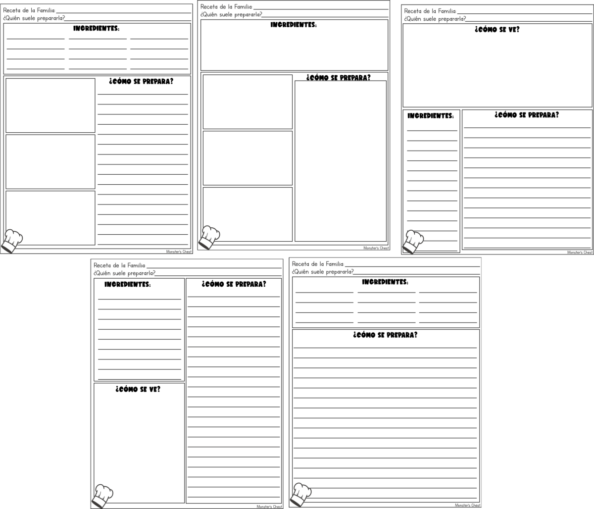 Proyecto de Escritura: Haz un Recetario de Clase este Día de Acción de ...