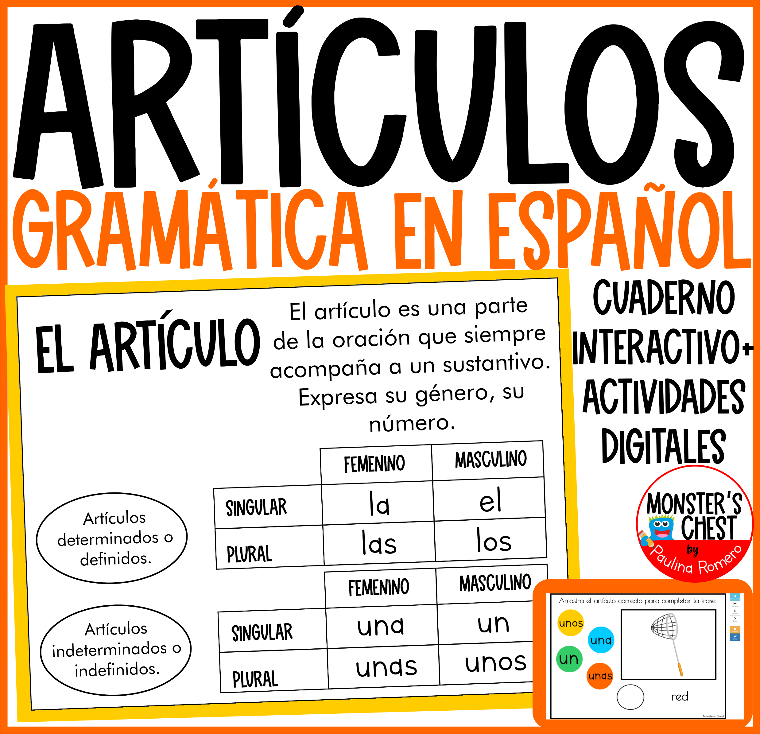 4 Ideas para enseñar los artículos definidos e indefinidos en tu clase ...