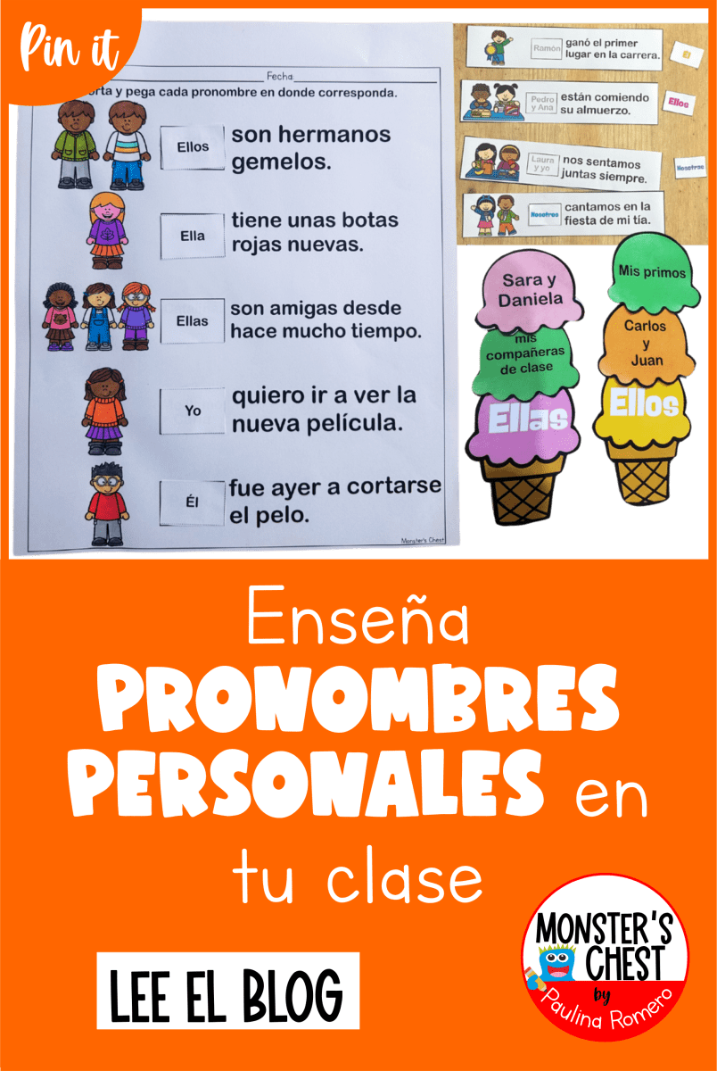 Enseña pronombres personales de forma clara y divertida en tu clase ...